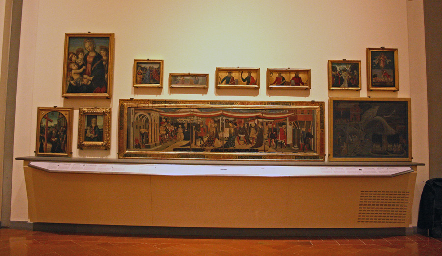 Hall of the Colussus at the Accademia Gallery